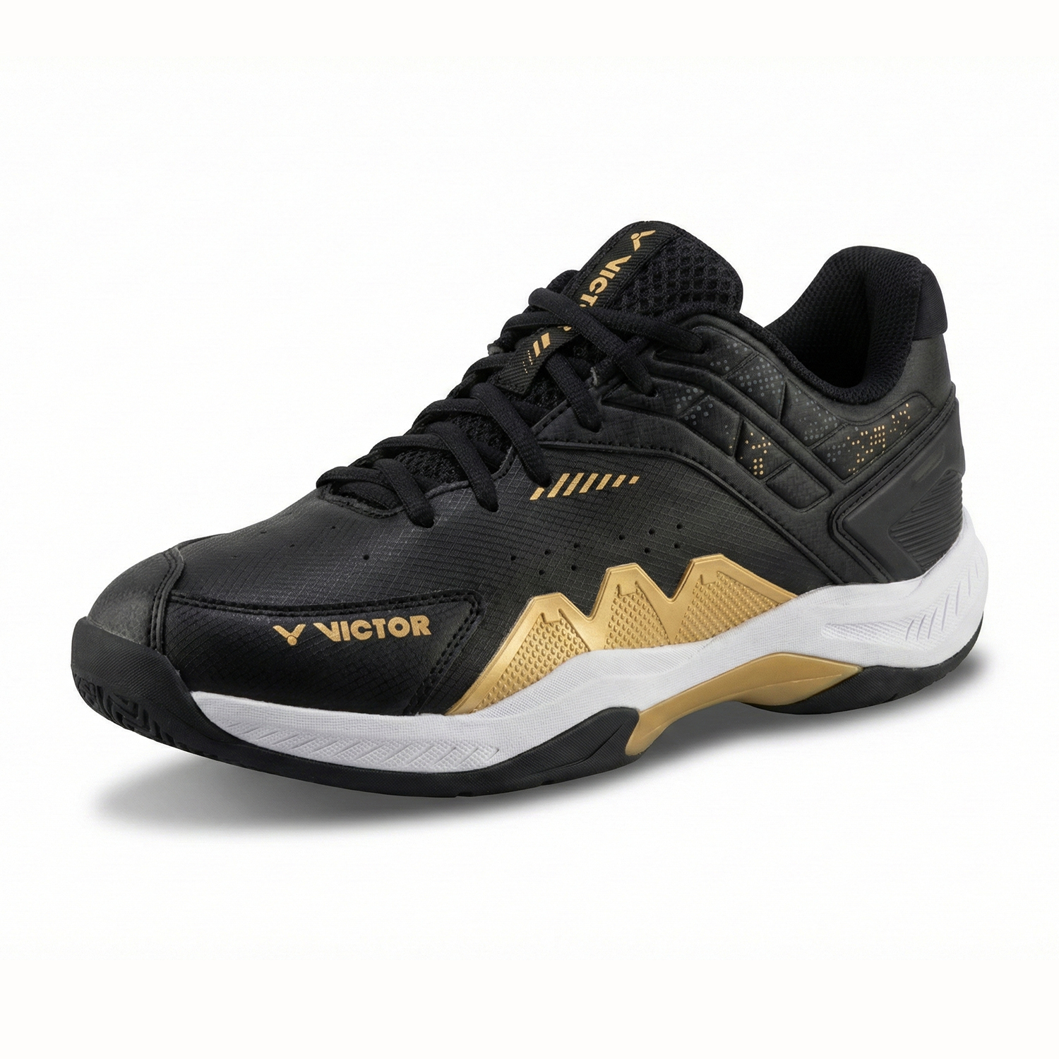Victor P8500 TD B Badminton Shoes (Black/Gold) - God of Sports