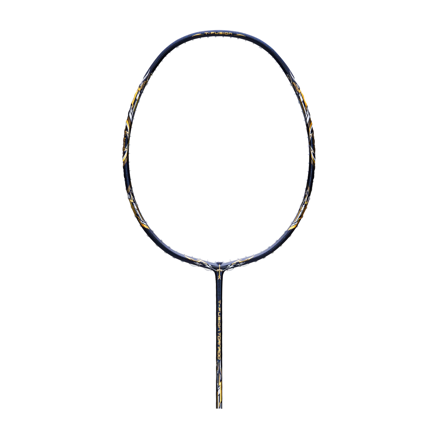 Hundred T-Fusion Tornado Badminton Racket - 4U (Black)